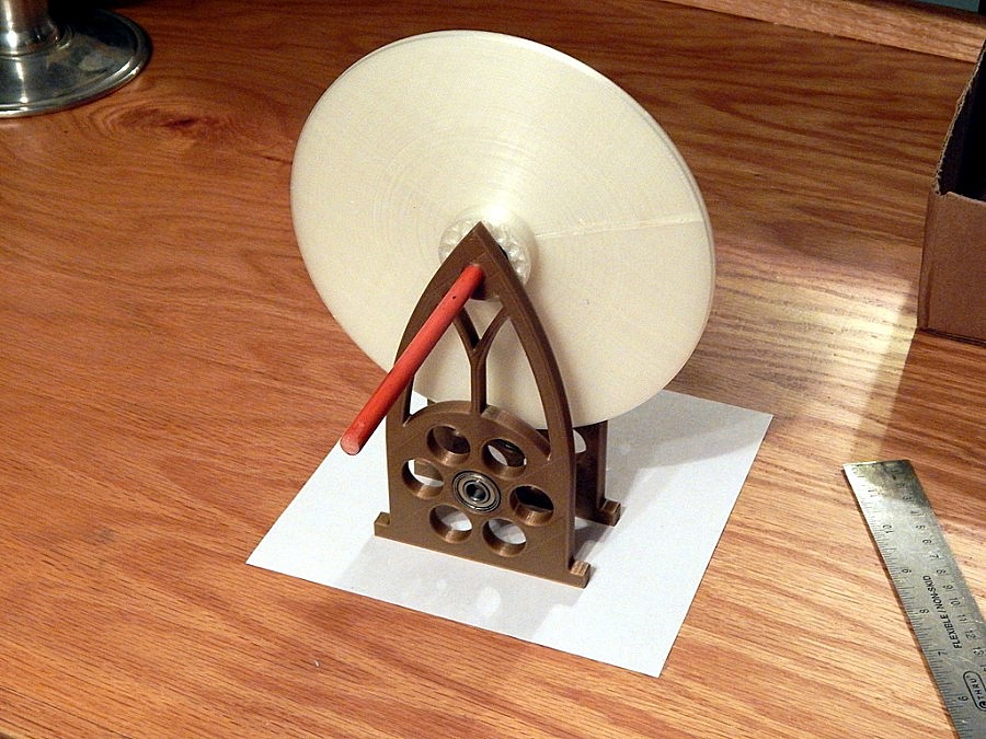 3D Printed Wimshurst Machine